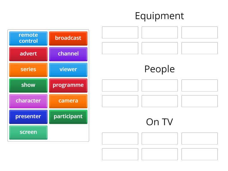 television - Group sort