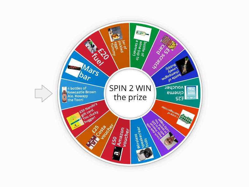 Weekend Incentive - Spin the wheel
