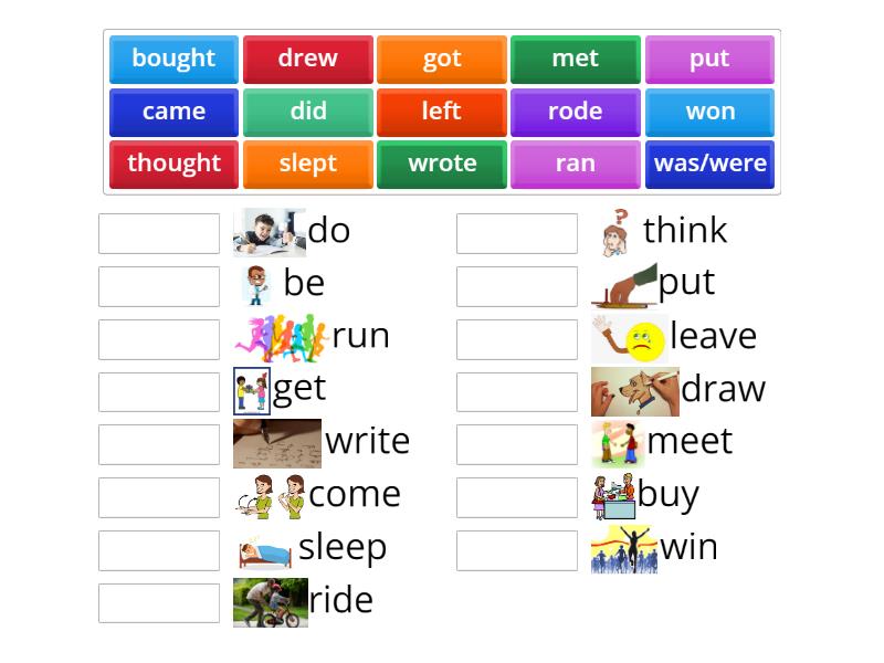 Spotlight 4_irregular_verbs - Match up