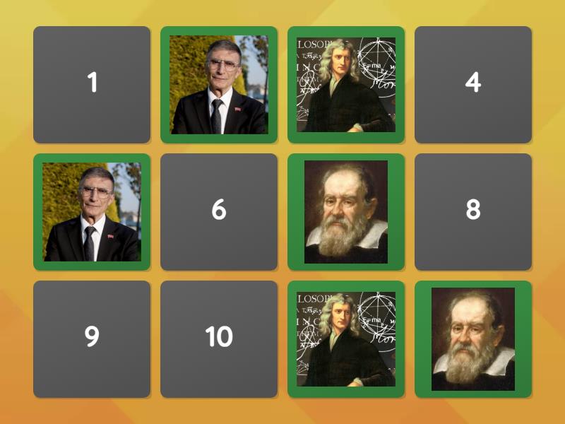 SCİENTİSTS - Matching pairs