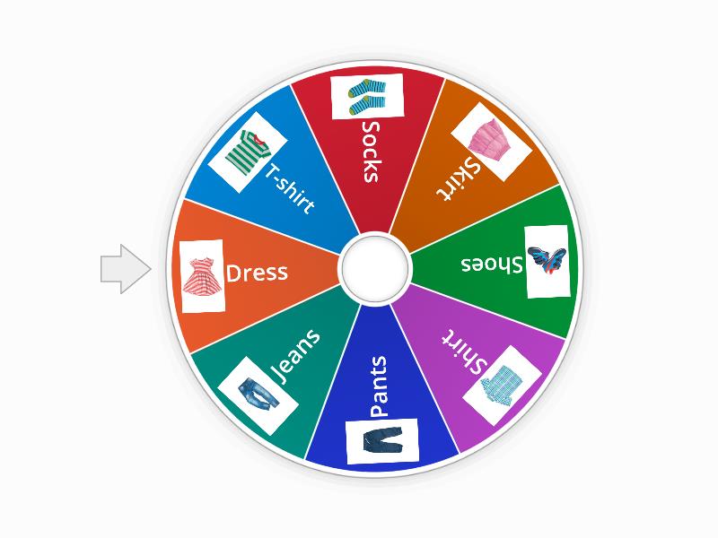 Clothes - Spin the wheel