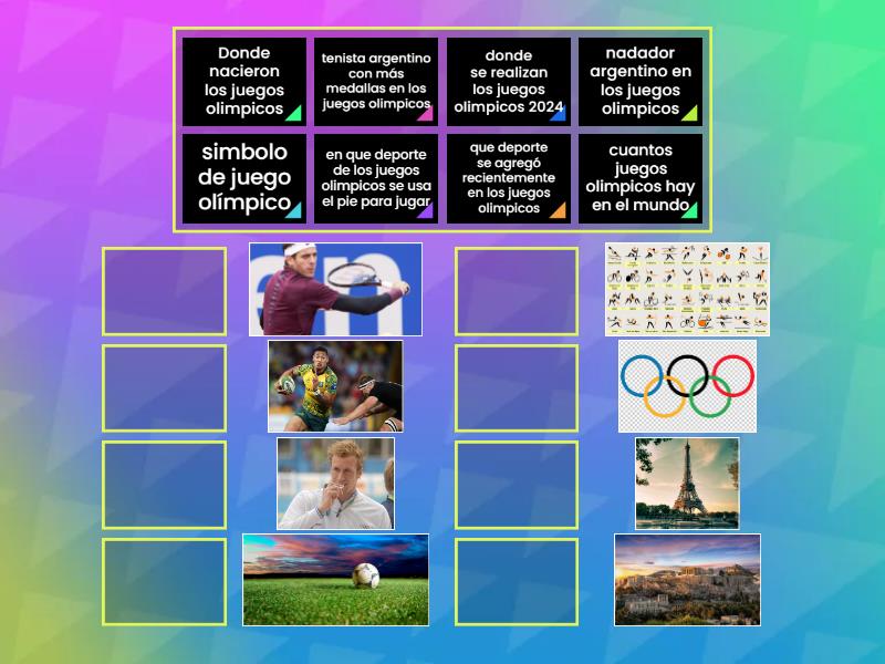 juegos olimpicos - Match up