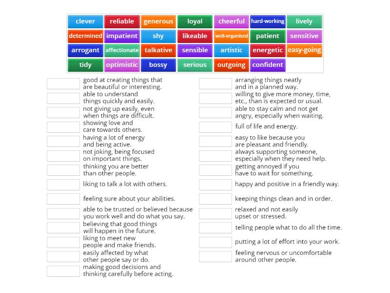 Personality - Match up