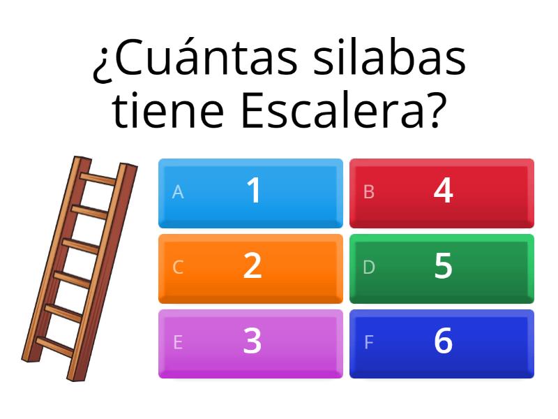 separacion silabica vocal E - Quiz