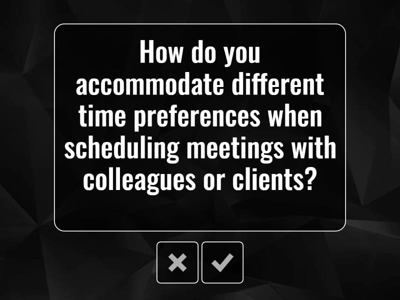 calendar - Flash cards