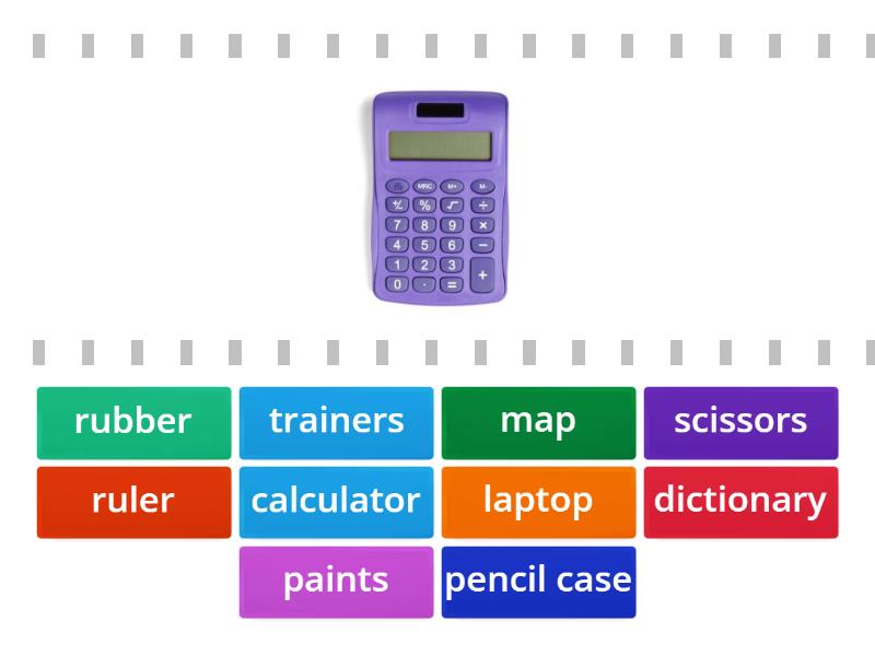 GG2. U1. School items - Find the match