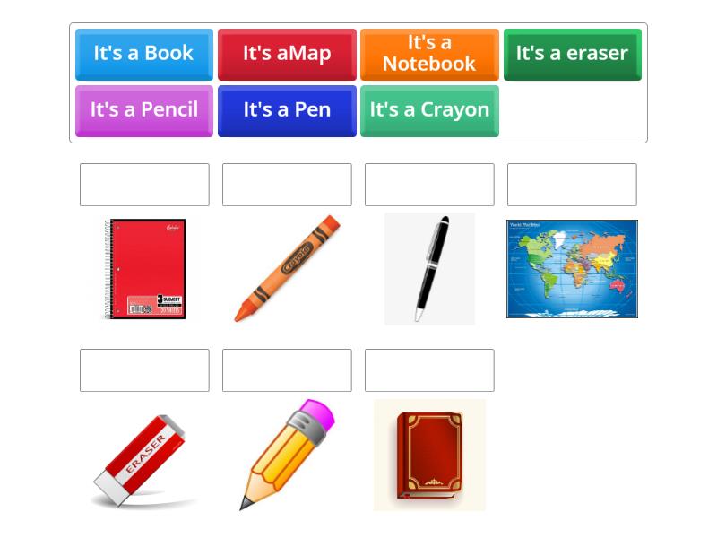 Choose the correct name for each School object. - Match up