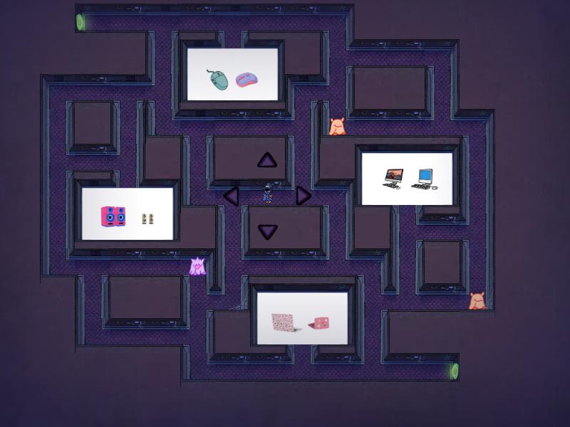 maze comparative adjectives revision - Persecución en el laberinto