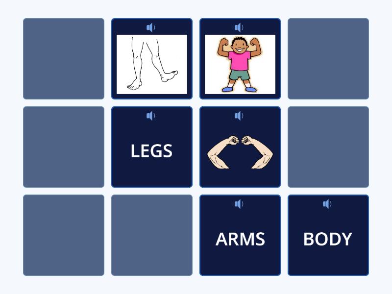 BODY PARTS - Memory Game! - Parejas