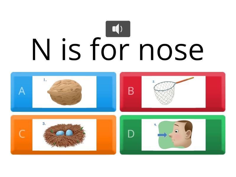 Letter N - Oxford Phonics World 1 - Cuestionario