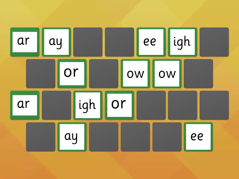 Phonics Set 2 Sounds - Matching pairs