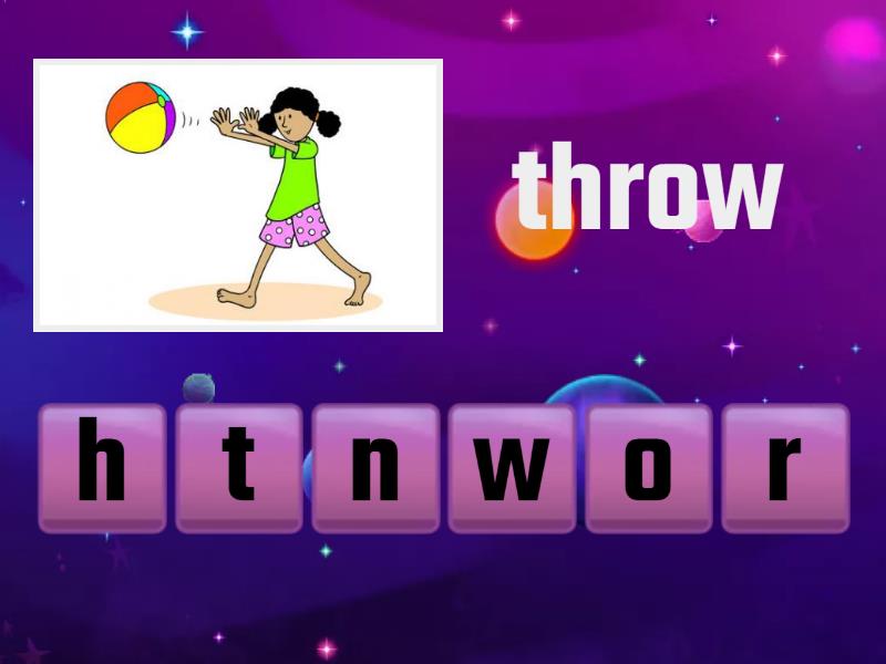 Irregular verbs - Anagrama