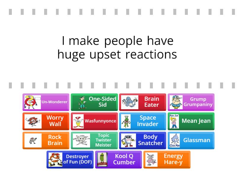 Superflex Unthinkable Matching Game - Find the match