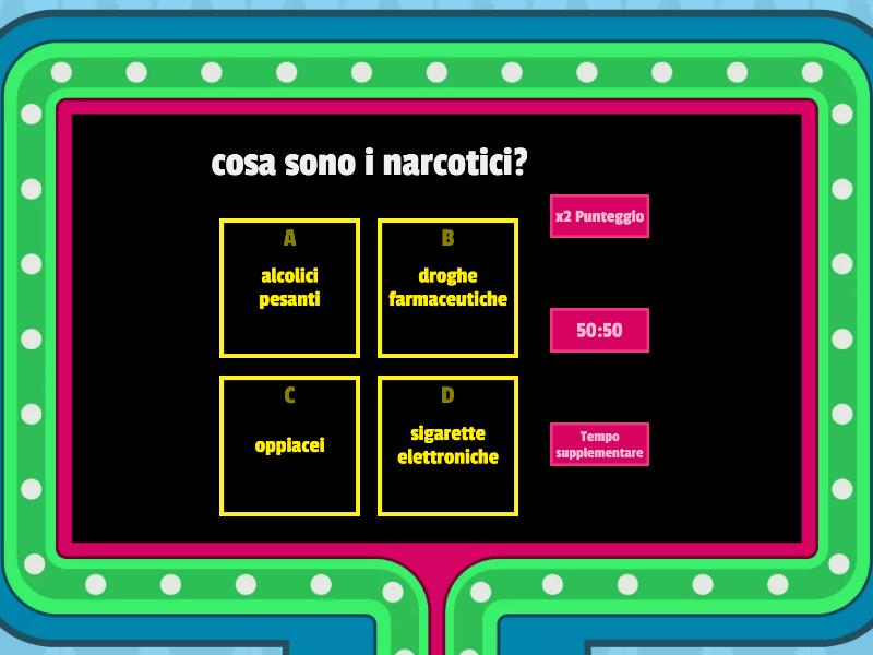 Narcotici - Gameshow quiz