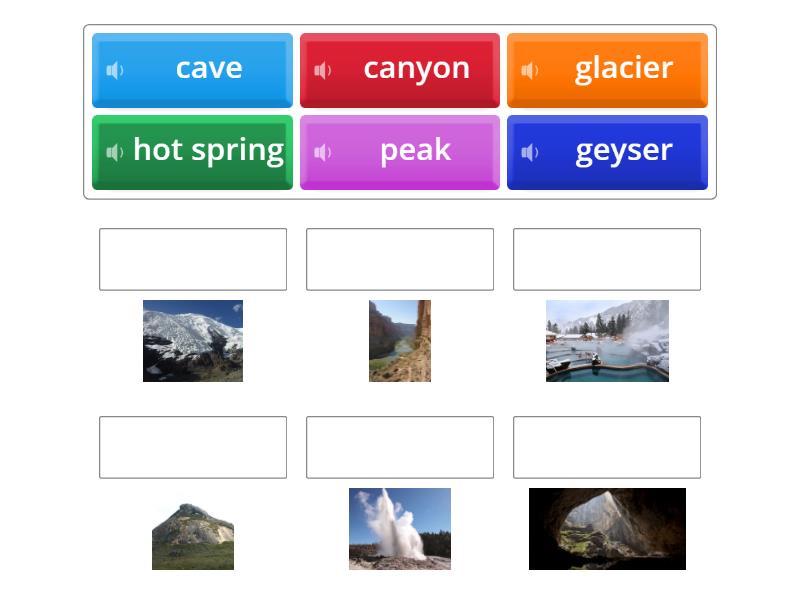 GG2 National parks - Match up