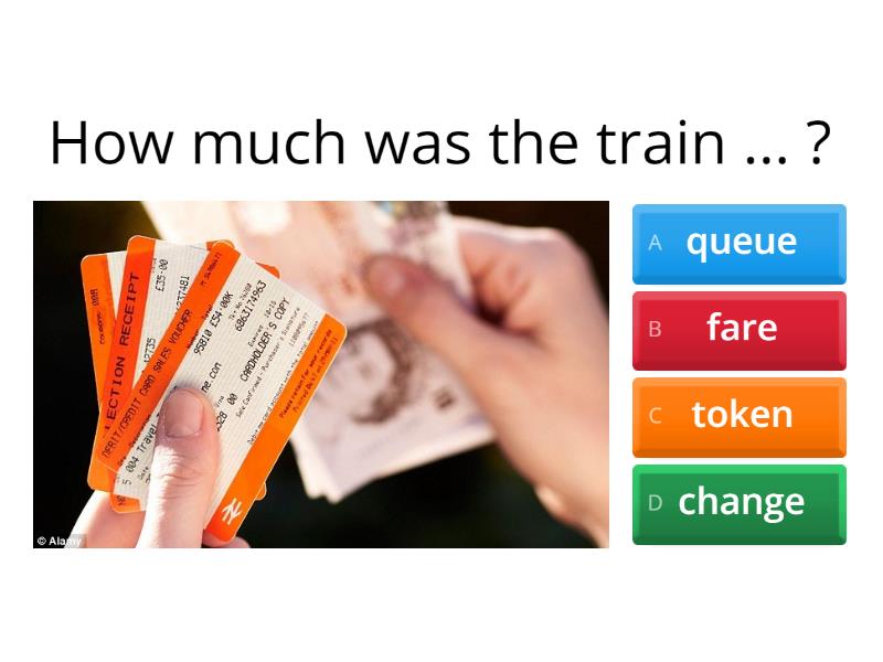 Travelling by train - Quiz