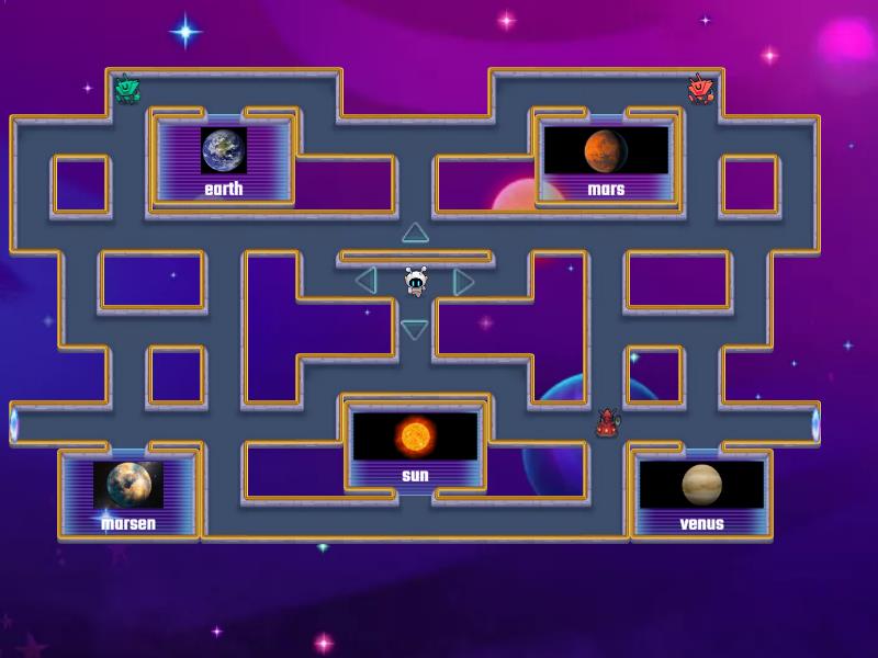 the solar system - Maze chase