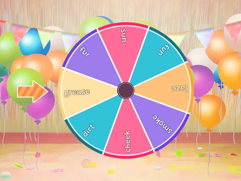 Adding -y - Spin the wheel