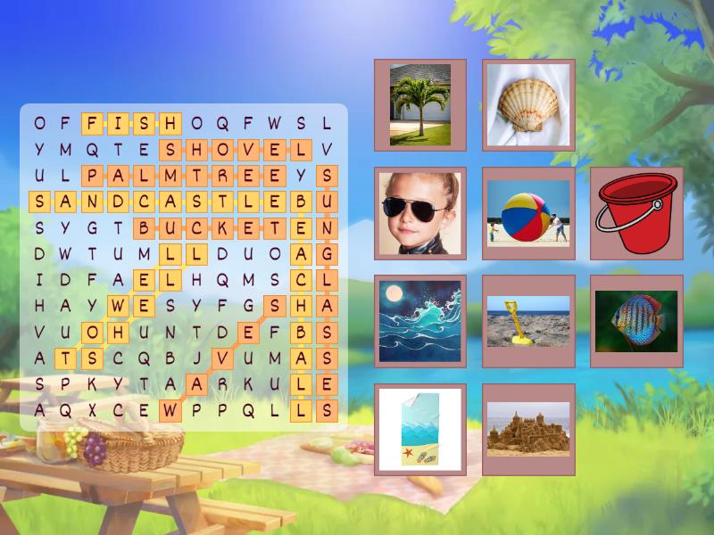 Summer - Wordsearch