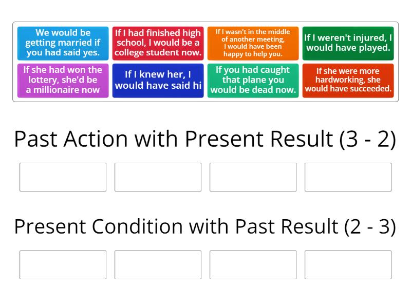 mixed conditionals - Group sort