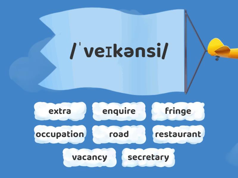 Match words and their spoken form - Find the match