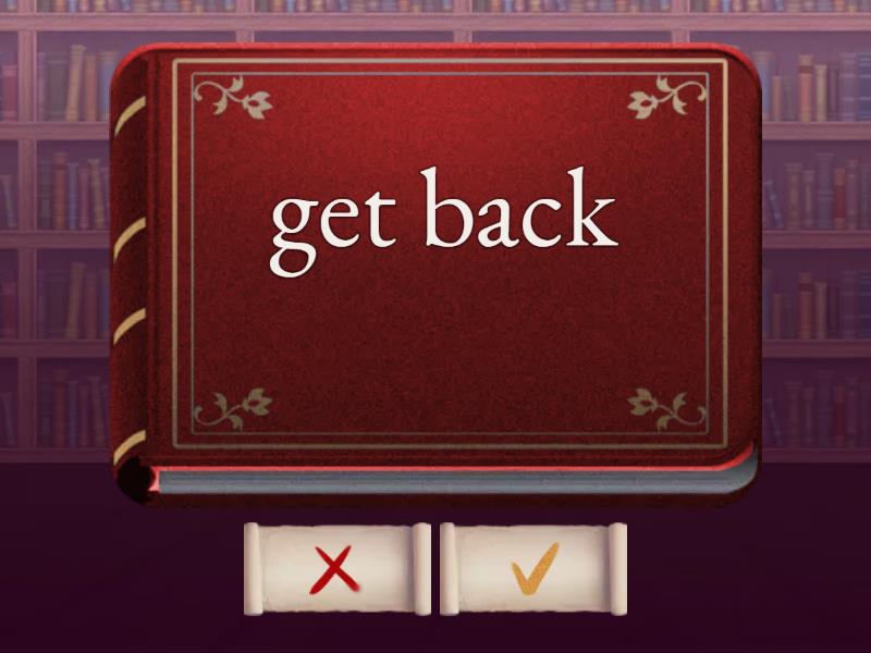 Phrasal verbs with GET - Flash cards