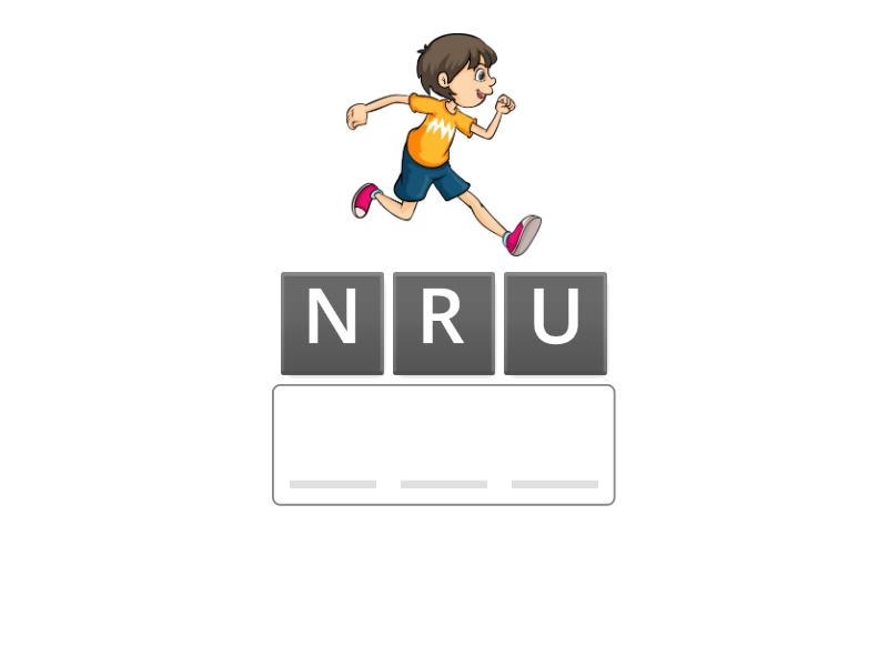 Action verbs - Anagrama