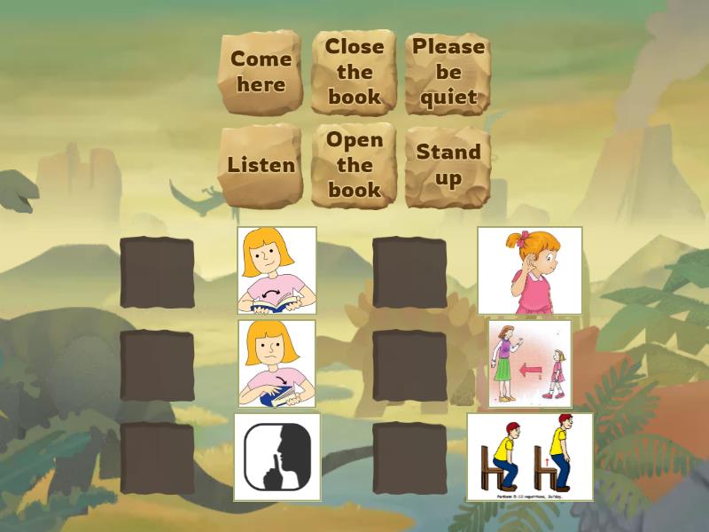 classroom language - Match up