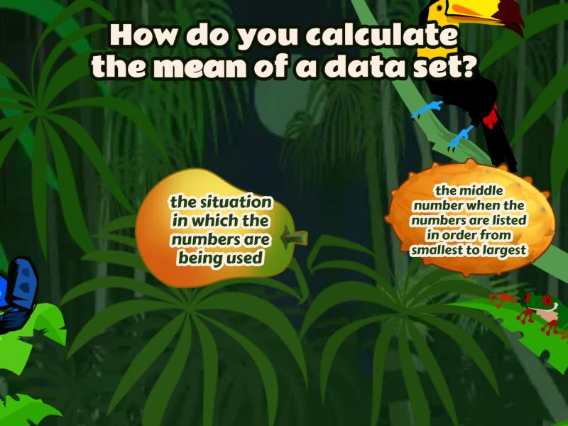 Summarize Data Sets Vocabulary - Flying fruit