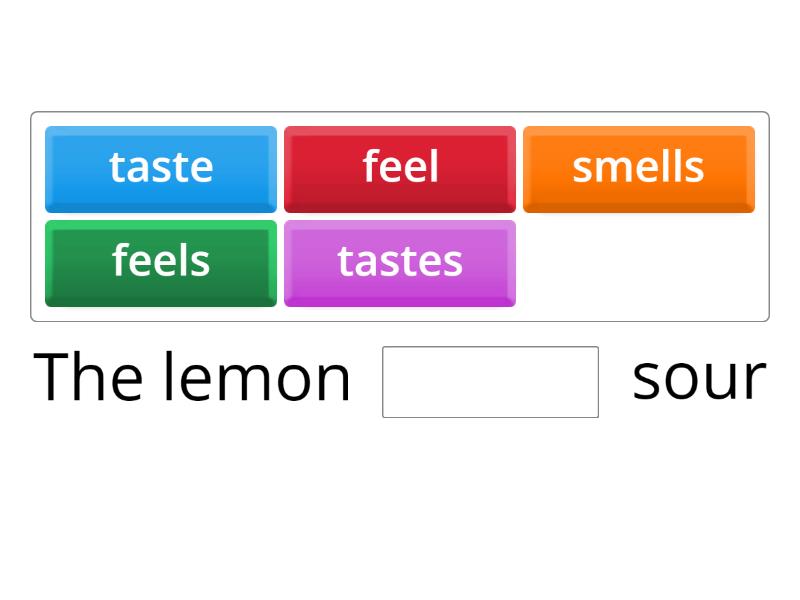 The 5 Senses - Complete the sentence