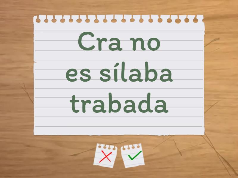 Sílabas Trabadas - Flashcards