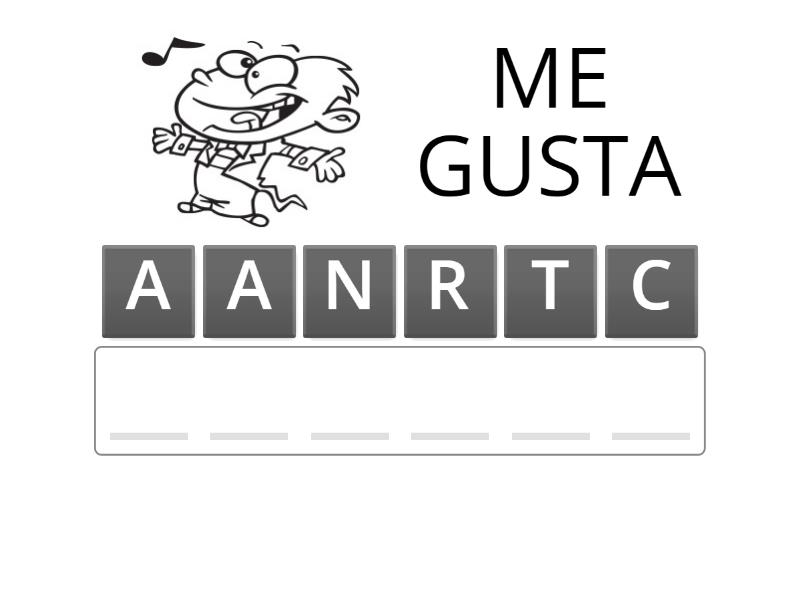 ME GUSTA ACTIVIDADES - Anagram