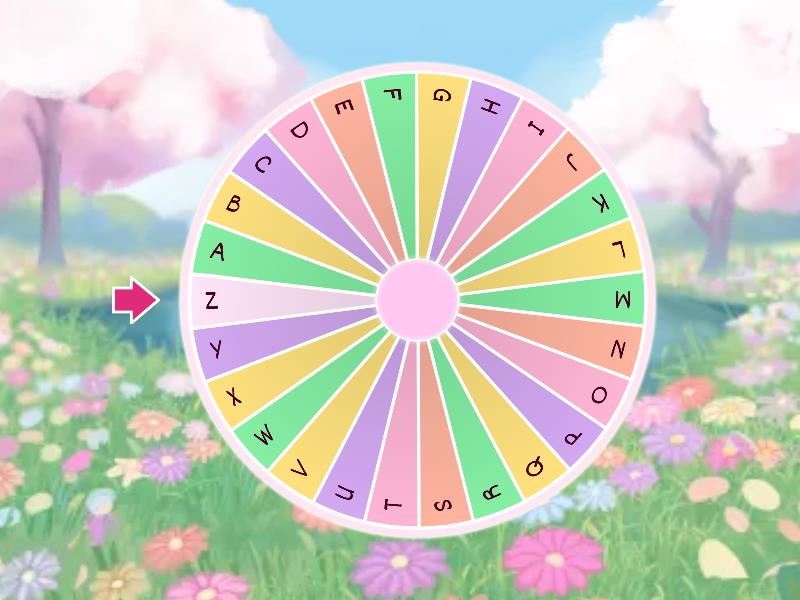 ALPHABET - Spin the wheel