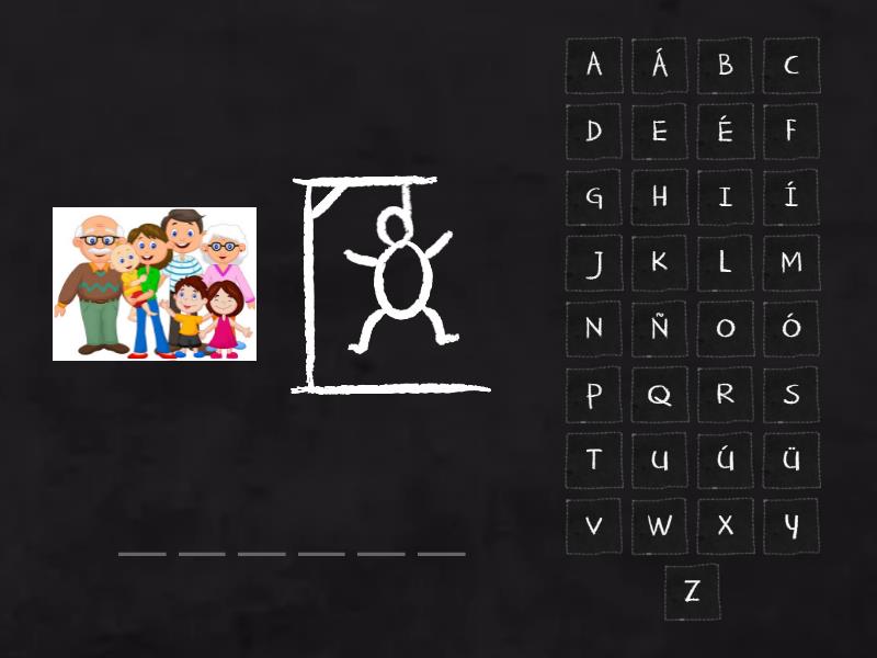 Family Members - Hangman