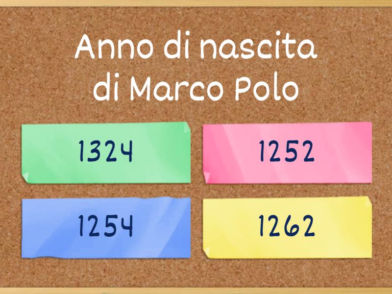 MARCO POLO - Quiz