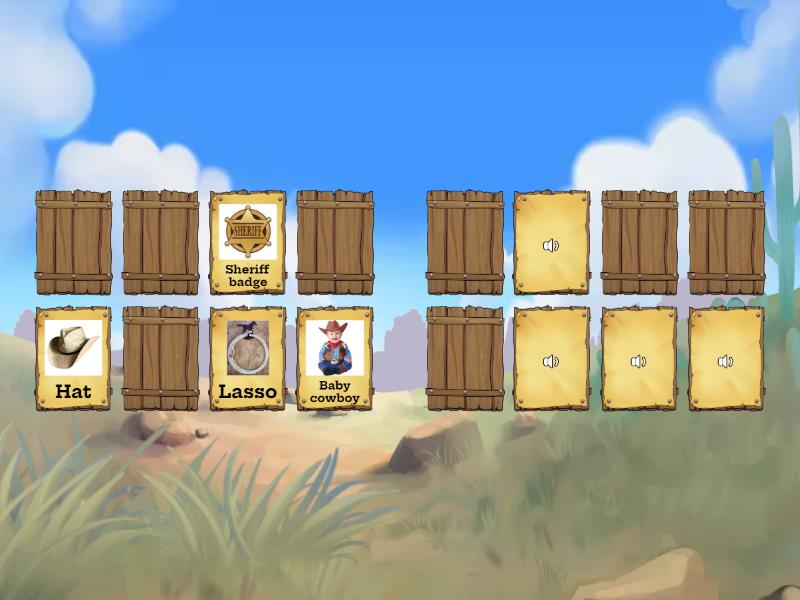 Wild West - Matching pairs