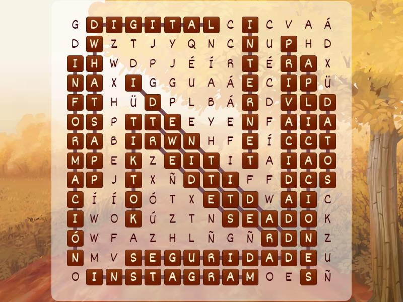 IDENTIDAD DIGITAL - Sopa de letras