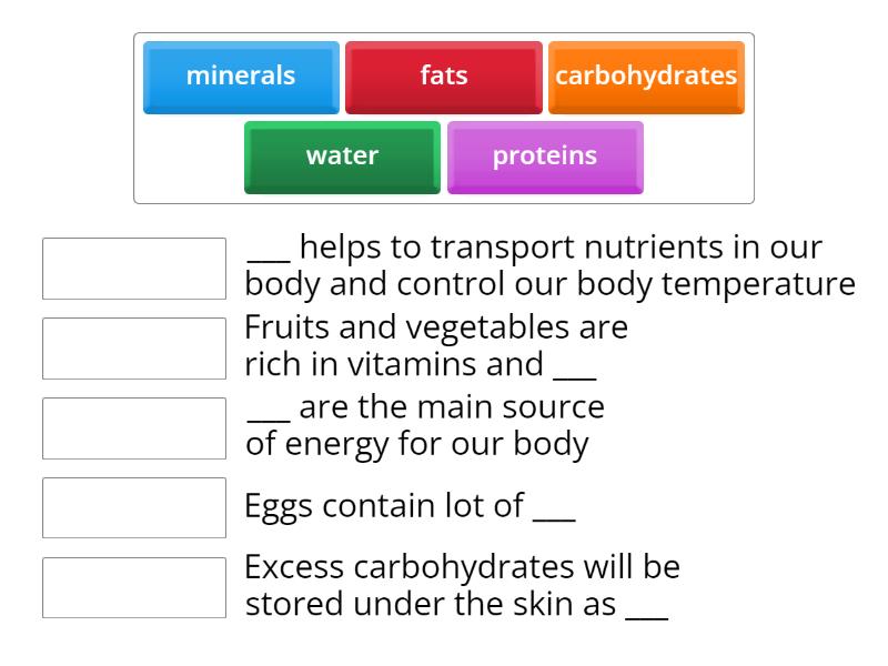 Nutrient Matching - Match up