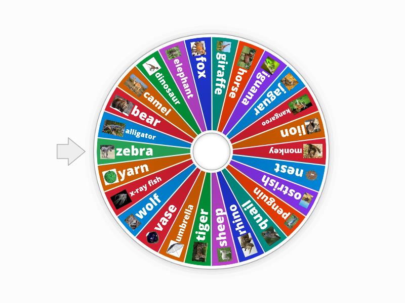 A~Z Alphabets - Spin the wheel