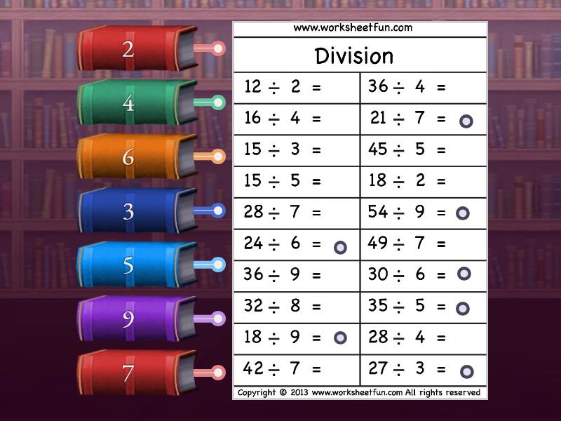 Division Label #1 - Labelled diagram
