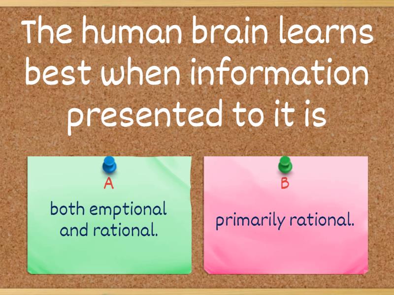 Brain-friendly learning - Quiz