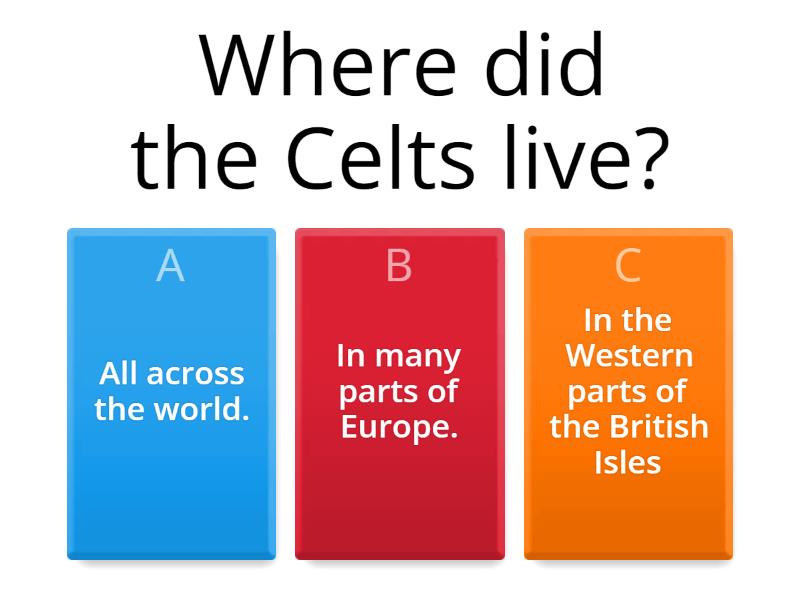 The Celts - What do you remember? - Quiz