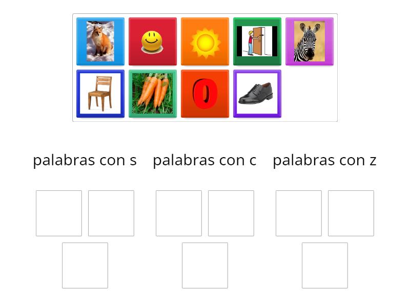 USO DE LA S,C Y Z - Ordenar por grupo