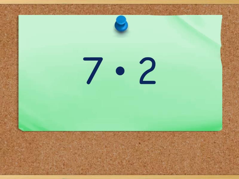 TABLA DEL 7 - Flash cards