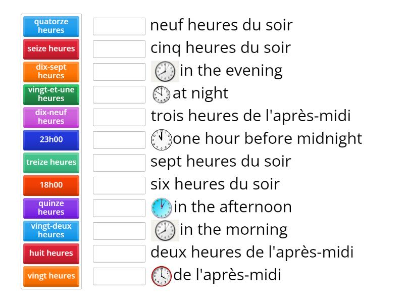 L'heure officielle - Match up