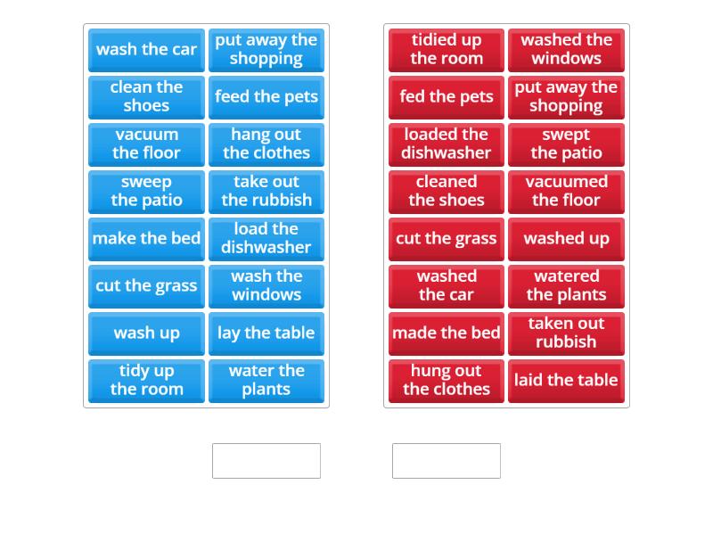 5th Past participle - Make sets