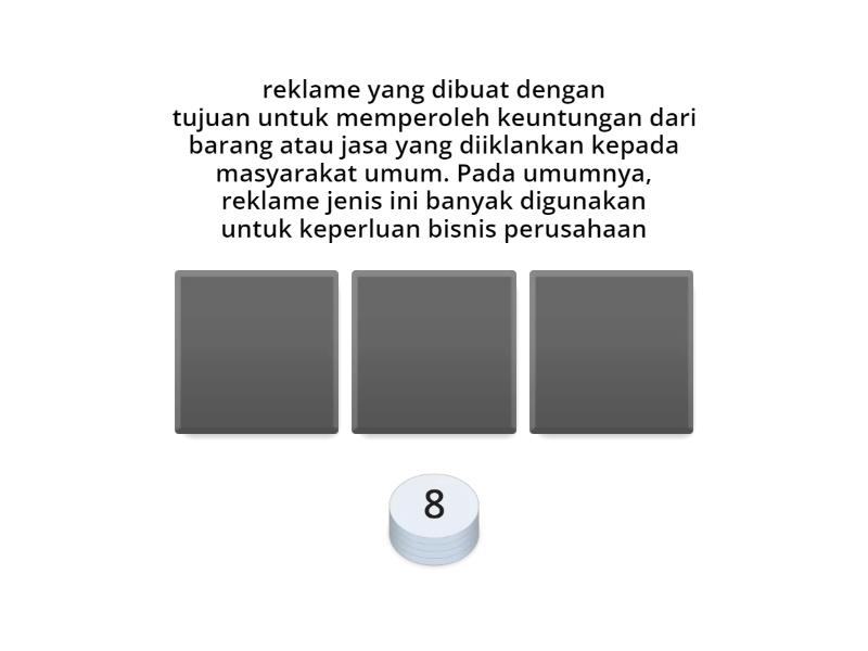 reklame - Win or lose quiz