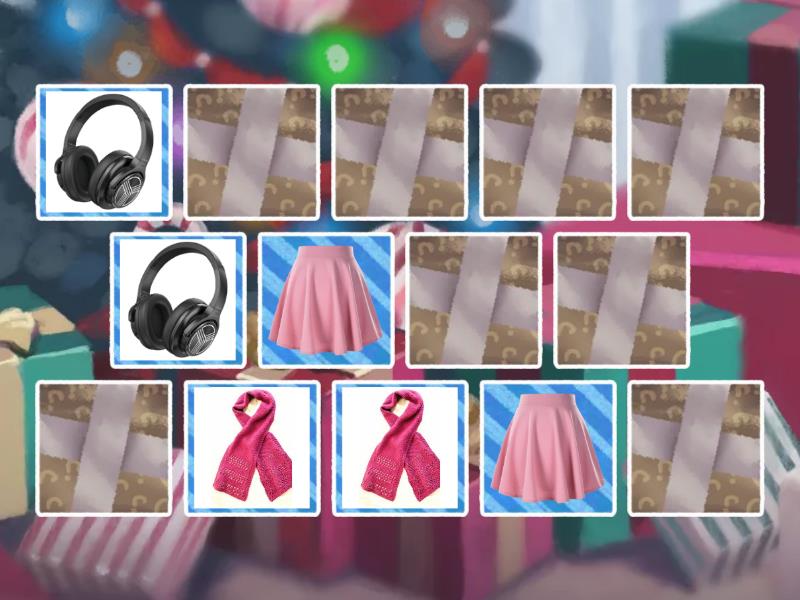 Shopping items - Matching pairs