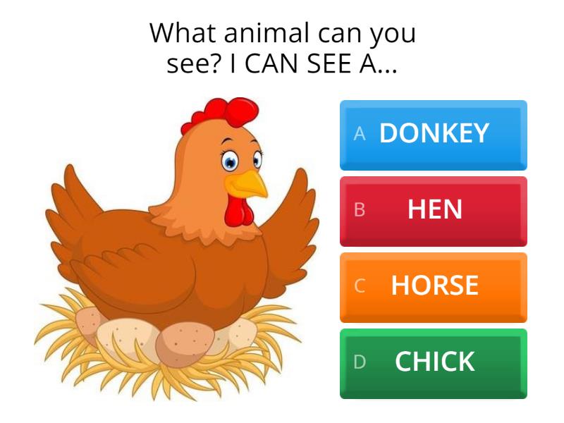 WHAT FARM ANIMAL CAN YOU SEE? - Quiz