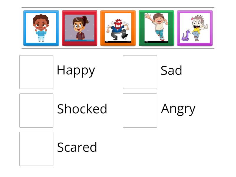 GUESS THE EMOTIONS - Match up